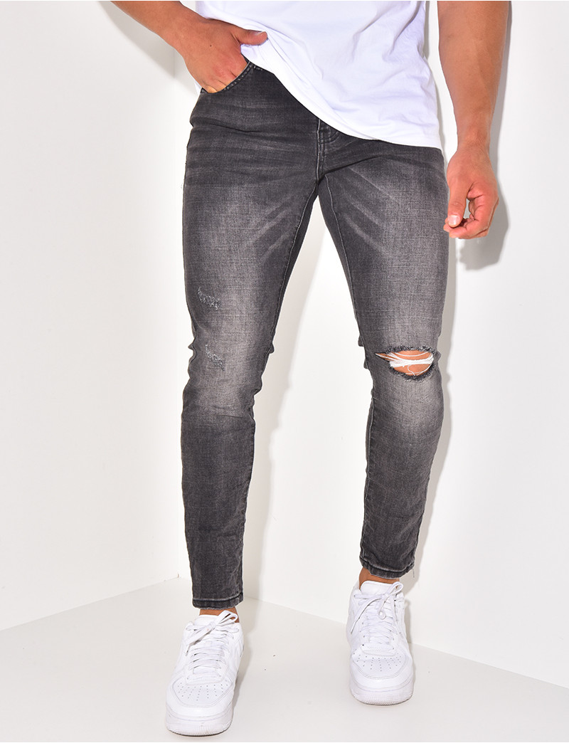 Jeans Homme Tendance, Déchiré, Slim, Délavé | Jeans Industry