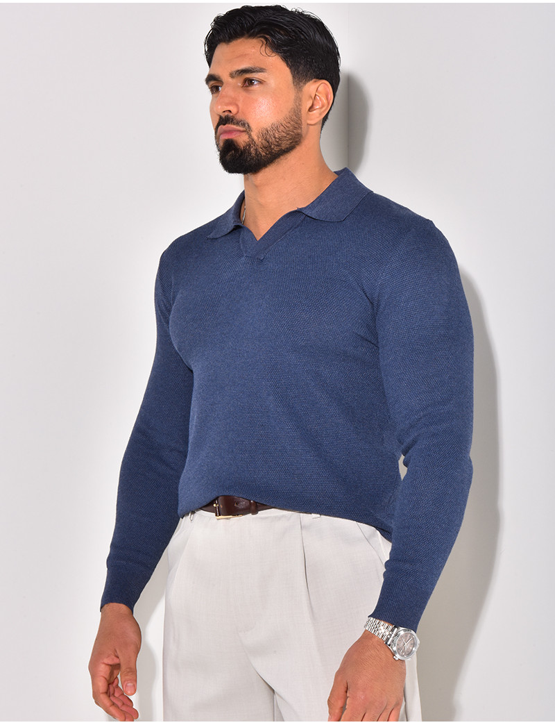 Polo texturé