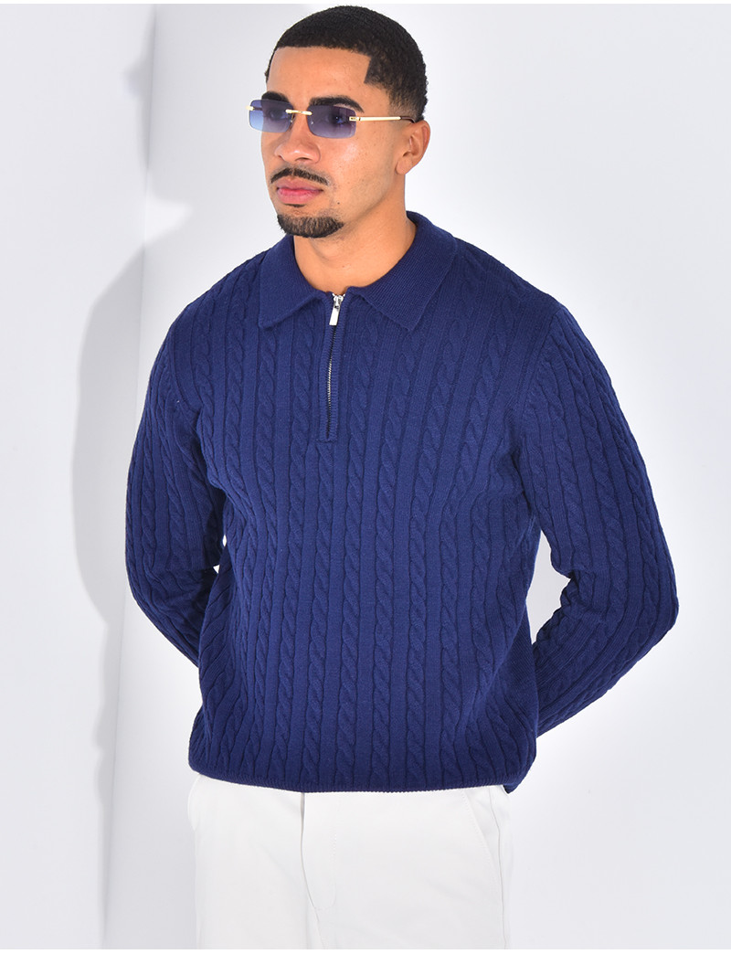 Pulls Homme, Col Roulé, Col Rond, à Zip | Jeans Industry