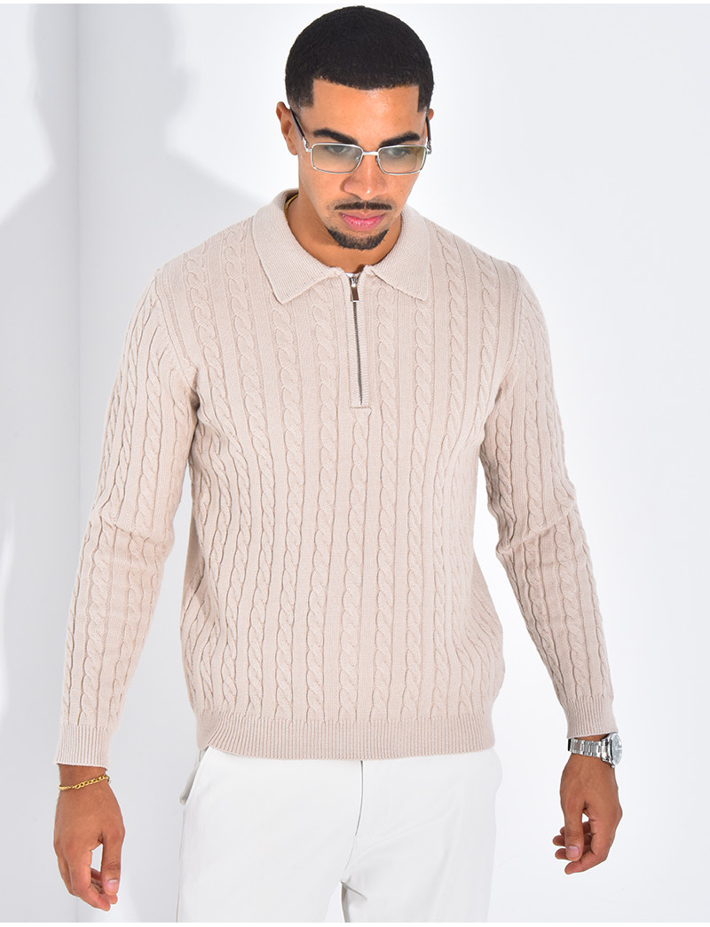 Pulls Homme, Col Roulé, Col Rond, à Zip | Jeans Industry